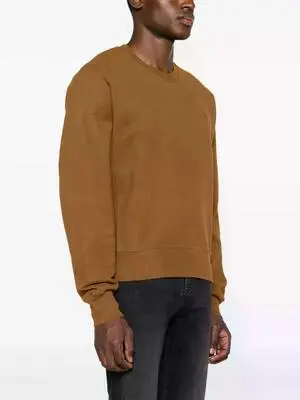 Saint Laurent Logo-embroidered Cotton Sweatshirt