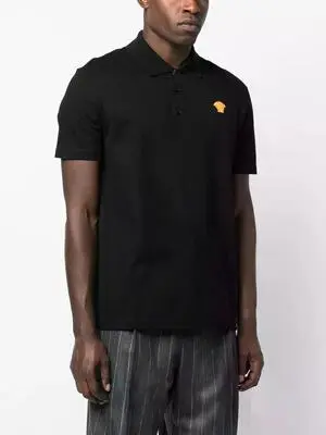 Versace Medusa Embroidered Polo Shirt