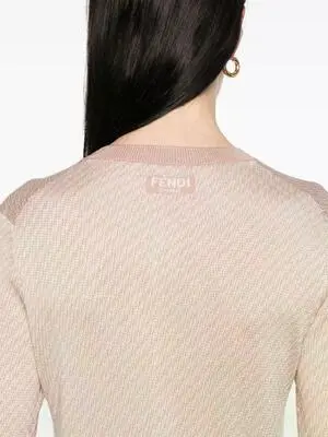 Fendi Ff-jacquard Cardigan