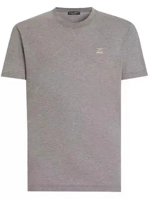 Dolce & Gabbana Logo-plaque Cotton T-shirt