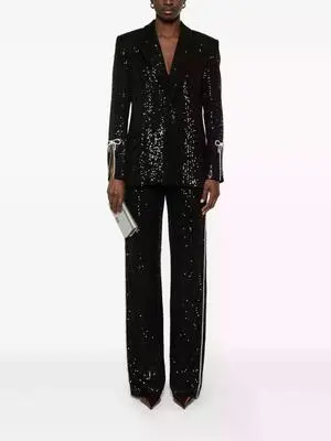 NISSA Sequined Open Front Blazer
