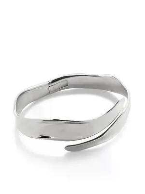 Monica Vinader The Wave Open Cuff Bracelet - Silver