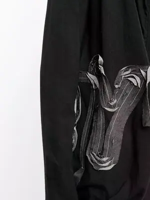 Y’s Logo-patchwork Cardigan