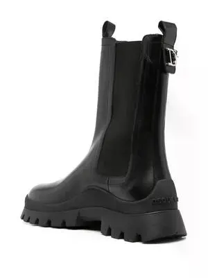 Dsquared2 Logo-plaque Leather Ankle Boots