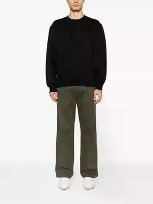 Carhartt Work In Progress Logo-embroidered Cotton-blend Sweatshirt
