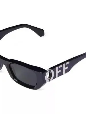 Off-White Fillmore Rectangle-frame Sunglasses - Black