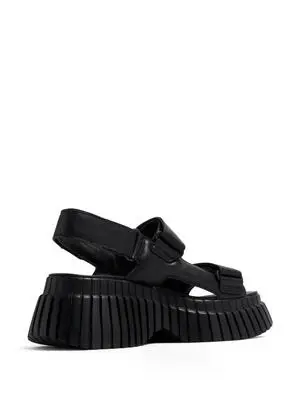 Camper Bcn Platform Sandals - Black