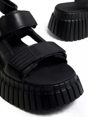 Camper Bcn Platform Sandals - Black