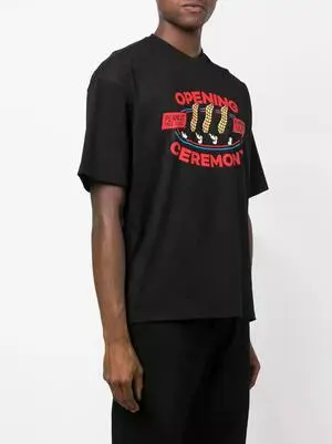 Opening Ceremony Peanuts Logo Cotton T-shirt