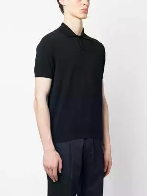 Malo Fine-knit Cotton Polo Shirt - Blue