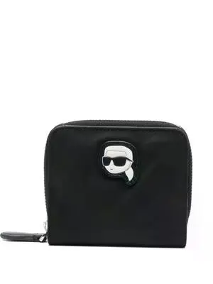 Karl Lagerfeld Ikon Zip-around Wallet - Black