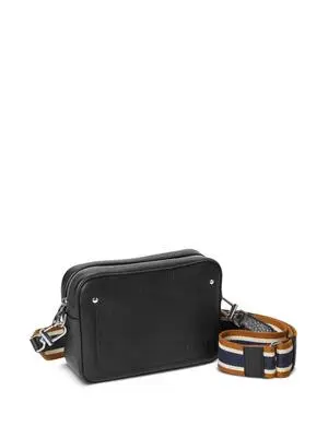 Shinola Grained-leather Cross Body Bag - Black
