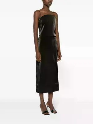 Jacquemus La Robe Carino Midi Dress - Black