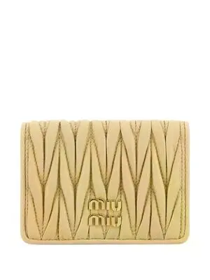 Miu Miu Matelassé Leather Card Holder