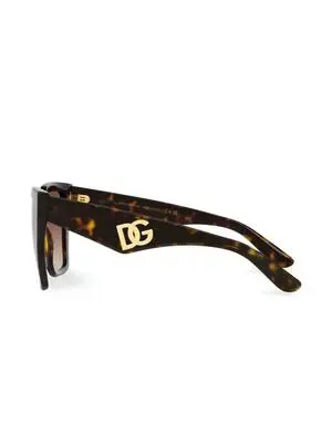 Dolce & Gabbana Tortoiseshell Square Frame Sunglasses