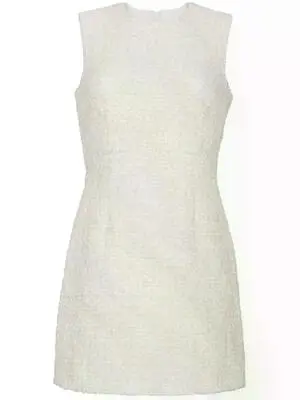 Adam Lippes Peplum Mini Dress - Neutrals