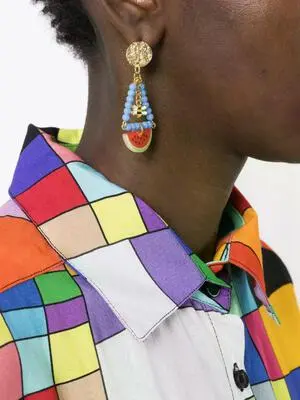 AMIR SLAMA Charm-detail Drop Earrings