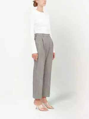 MAISON MARGIELA Pleated Cropped Trousers