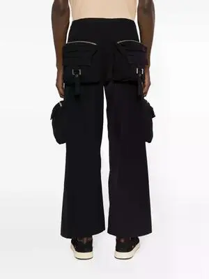 AMIR SLAMA Multi-pocket Wide-leg Trousers