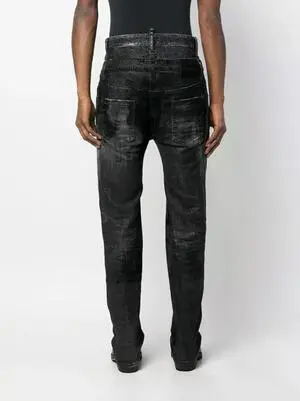 Dsquared2 Crystal-embellished Slim-cut Jeans