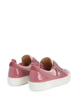 GIUSEPPE ZANOTTI Gail Velvet Sneakers - Pink