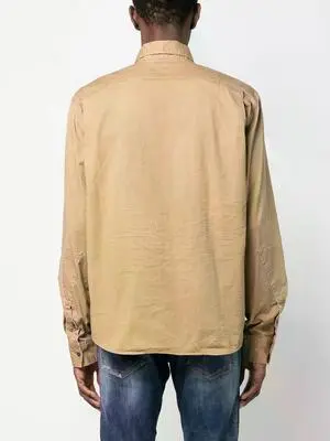 Dsquared2 Logo-embroidered Button-up Shirt