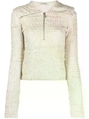 Nanushka Leiko Dribbled Ribbon Top