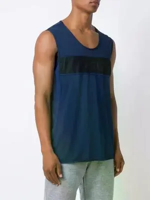 AMIR SLAMA X Erasmo Logo Tank T-shirt
