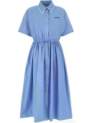 Miu Miu Poplin Shirt Dress