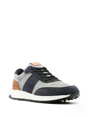 TOD'S Panelled Suede Low-top Sneakers