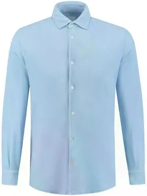 Fedeli Long-sleeved Shirt - Blue