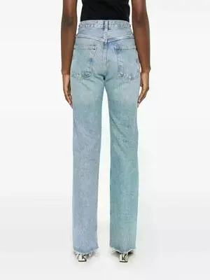 AGOLDE Leena Straight-leg Jeans - Blue