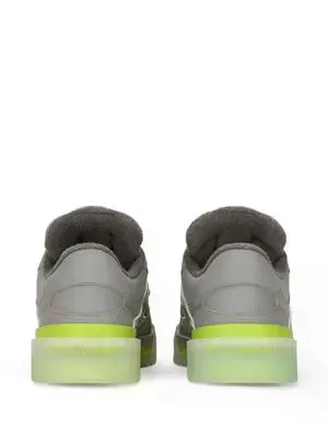Dolce & Gabbana Logo-patch Low-top Sneakers - Grey