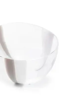 CARLO MORETTI Le Diverse Painterly-stripes Glass Bowl