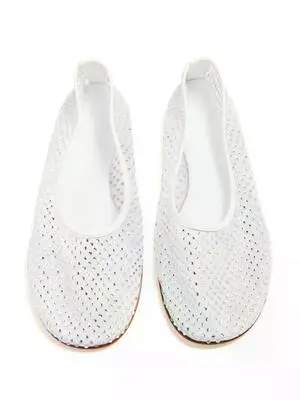 Dear Frances Balla Crystal Ballerina Shoes