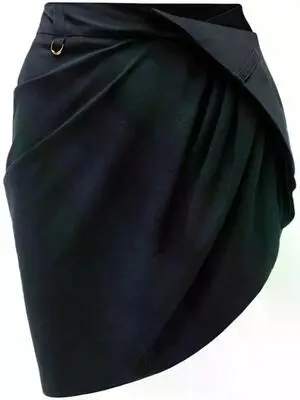 Jacquemus La Mini Jupe Saudade Draped Skirt