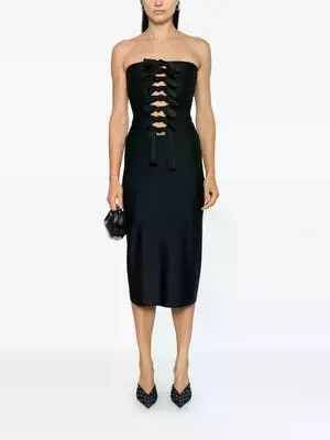 Coperni Knot-detail Jersey Dress - Black