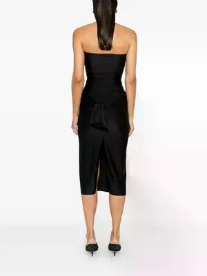 Coperni Knot-detail Jersey Dress - Black