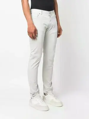 Corneliani Low-rise Skinny Trousers - Grey