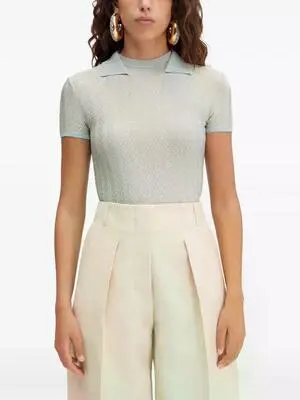 Jacquemus Embroidered Polo Top