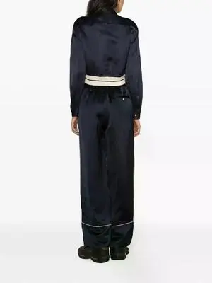 Palm Angels Button-up Satin Shirt