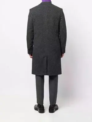 AMI Paris Single-breasted Wool Coat