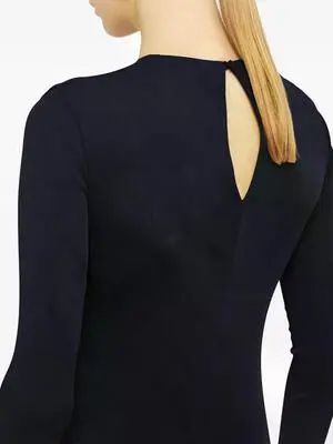 JIL SANDER Long-sleeve A-line Midi Dress