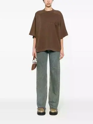 ENTIRE STUDIOS Panelled Organic-cotton T-shirt