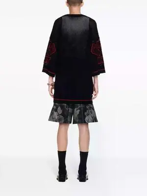 Off-White Knitted-mesh T-shirt