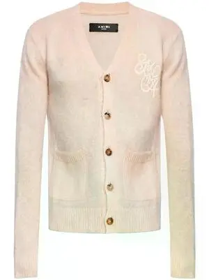 Amiri Logo-embroidered Cardigan