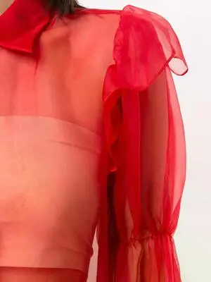 MACGRAW Souffle Blouse - Red