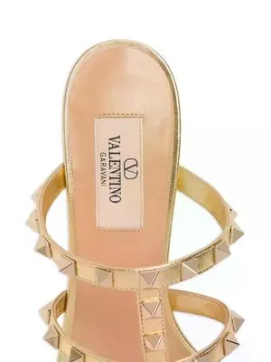 Valentino Garavani Rockstud Sandals - Gold
