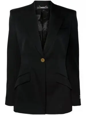 Versace Medusa-button Single-breasted Blazer