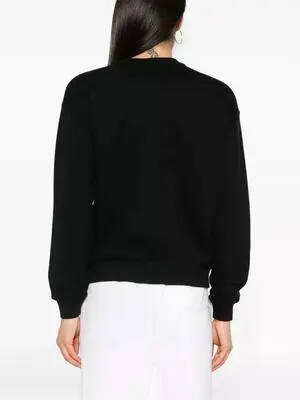 Maison Kitsuné Fox-appliqué Crewneck Sweatshirt